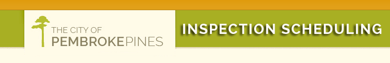 Inspection Scheduling Login